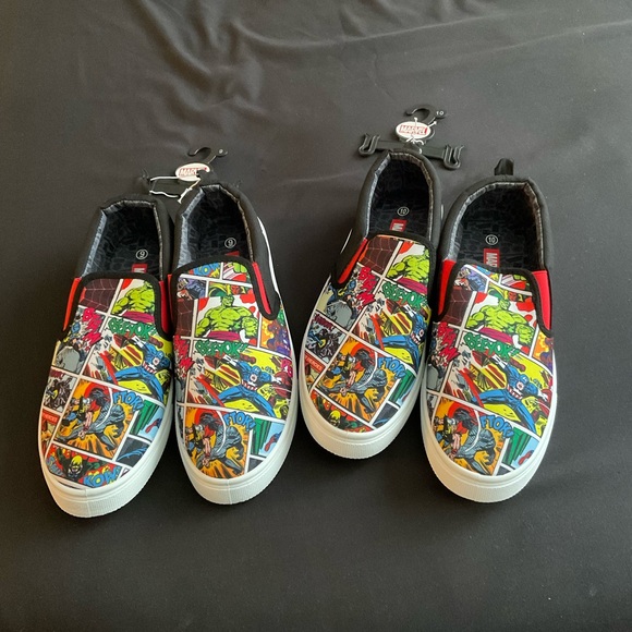 Marvel | Shoes | Marvel Comics Casual Loafer Slipon Shoes | Poshmark